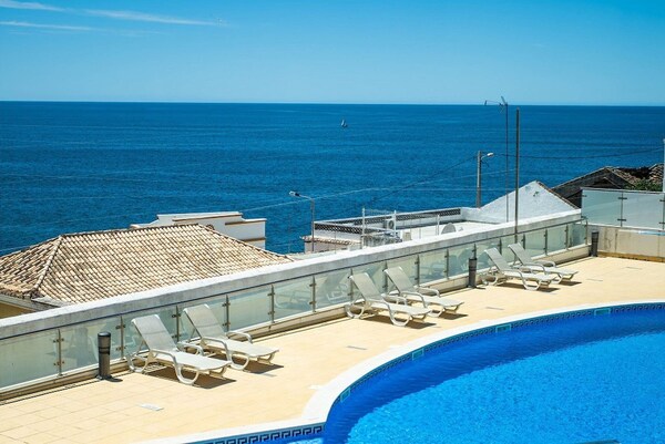 Luxe Zeezicht Appartement In Carvoeiro Centrum - Lagoa