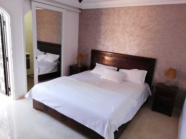 Private Rooms - Calm And Sunny Villa In Charaf - Agadir