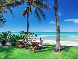 Vista para a praia ou o mar