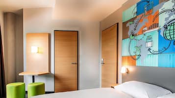 Quarto casal | Roupas de cama antialérgicas, escrivaninha, quartos à prova de som