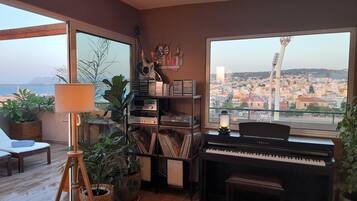 Terraço no piso superior