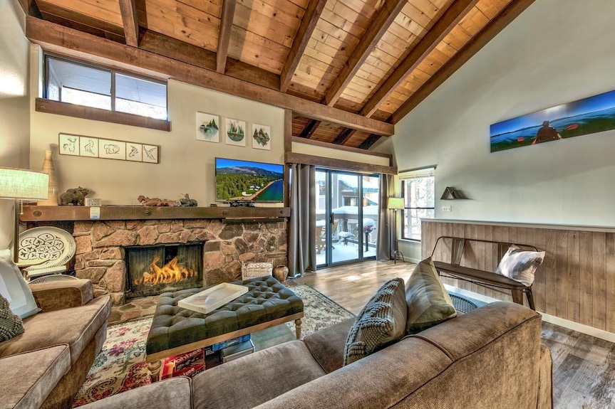 Anchored In Comfort Llv424 Fireplace Ski Lake Hike - 타호 호