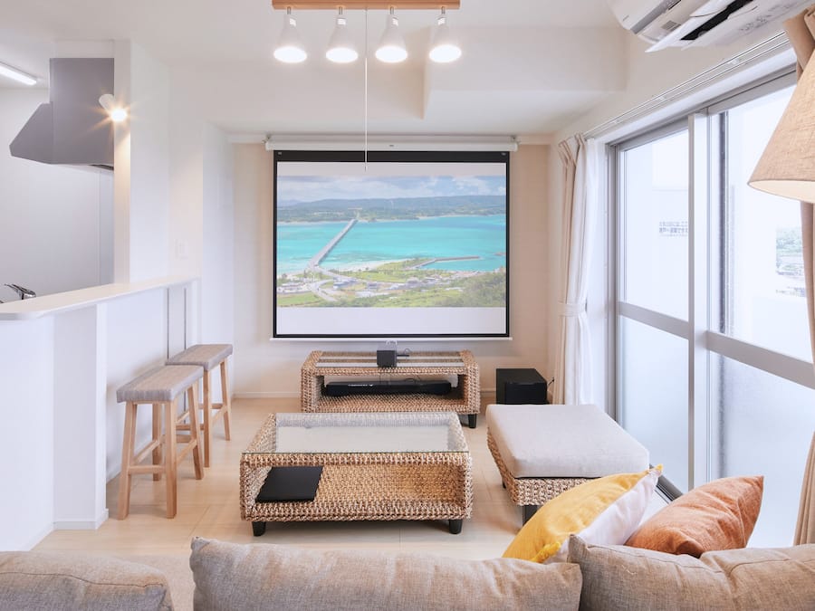 Apartamento luxo, para não fumantes | Área de estar | TV LCD