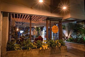 Entrada do alojamento