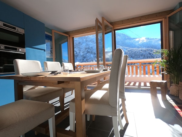 Private Ski & Summer Chalet In Vaujany With Stunning Views, Family /Do Friendly - Vaujany
