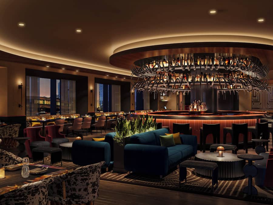 Café da manhã, almoço e jantar; culinária americana