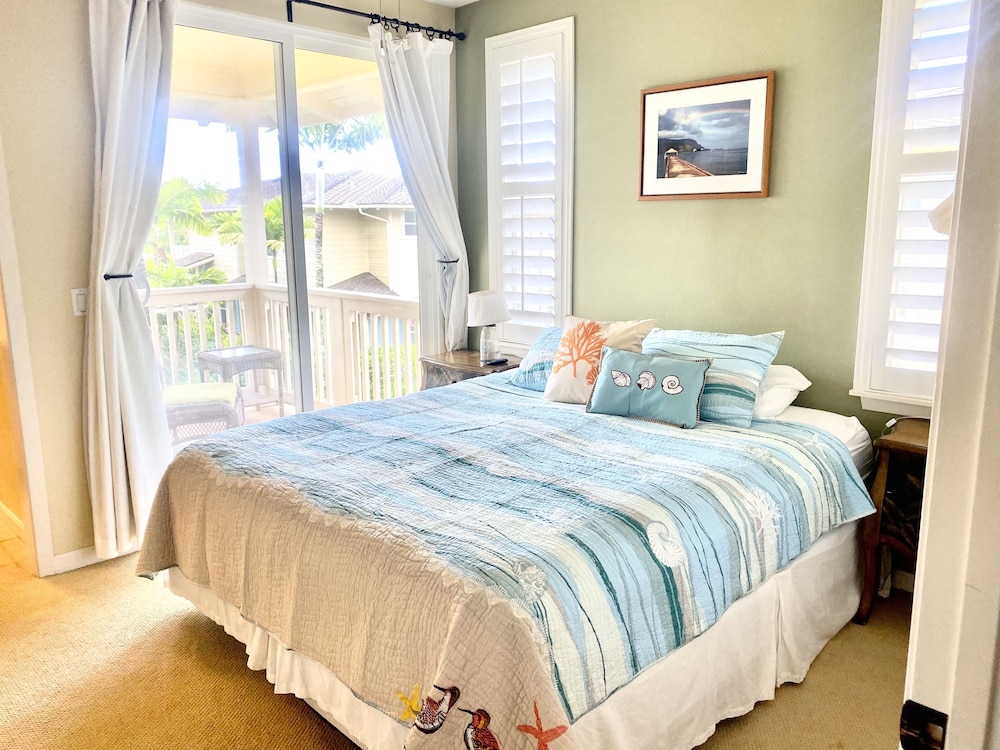 Luxurious Spacious Zen Oasis: Pool, Ac, Beach Gear, Bikes, Kid Equipment - Princeville, HI
