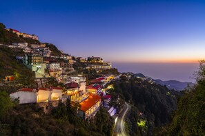 Vista para a cidade desde o alojamento