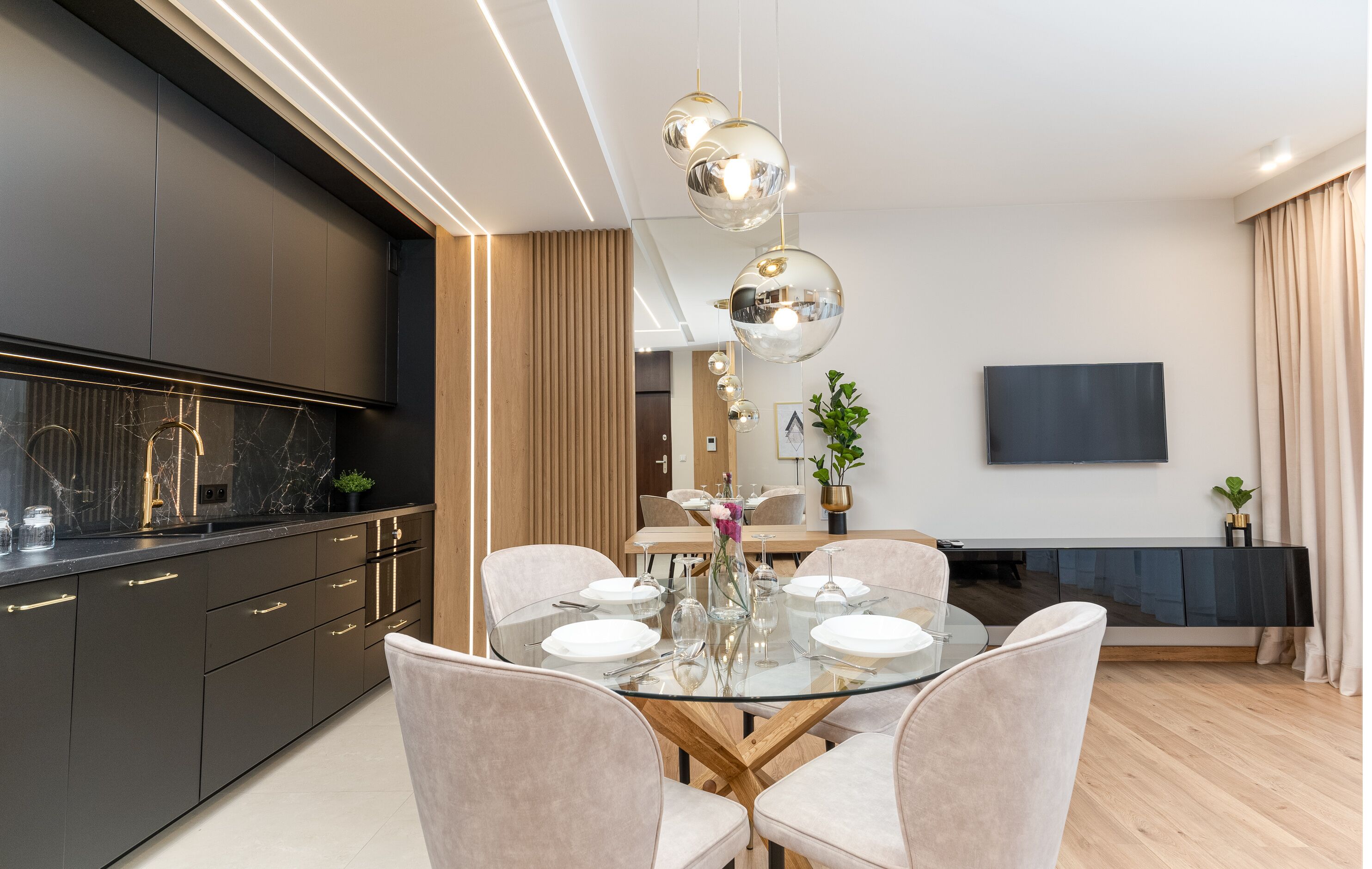 Apartamento Exclusivo | Sala de estar | TV de ecrã plano 