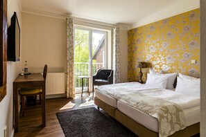 Quarto Duplo Comfort, 1 cama king-size, não fumadores | Roupa hipoalergénica, cofre no quarto, com decoração personalizada