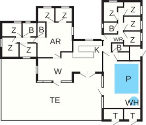 Casa | Planta do andar