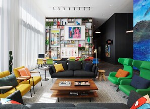 Sala de estar do lobby