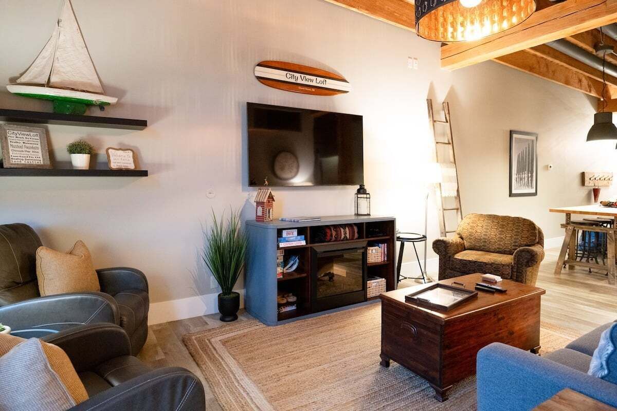 Beautifully Decorated In Historical Piano Factory - Grand Haven, MI