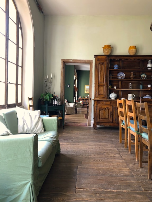 Château On A Hill Surrounded By Its Own Land Overlooking The Countryside - Marciac