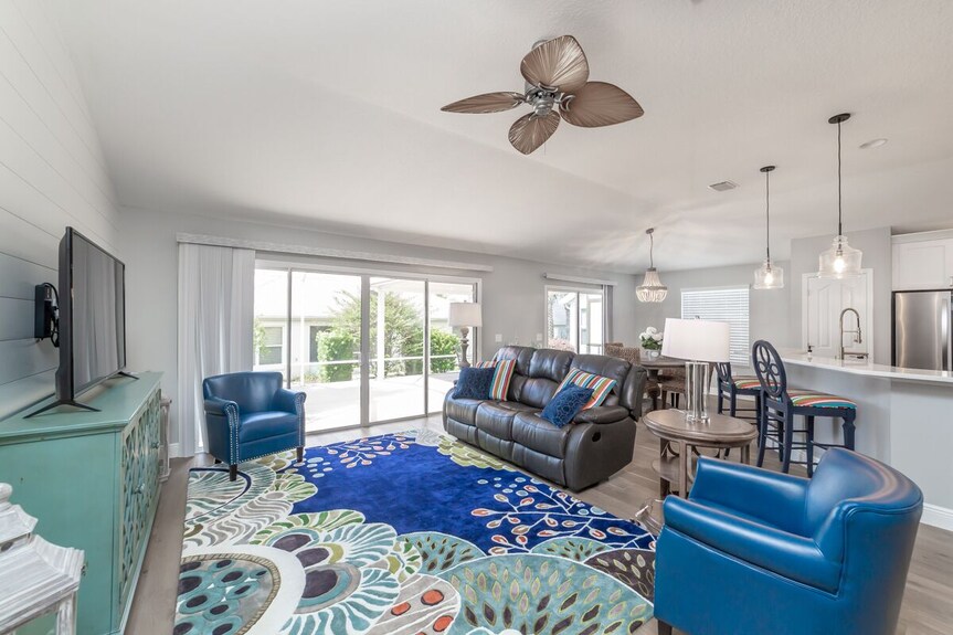 3 Bdrm, 2 Bath Home With Golf Cart & Wifi Close To Pools. - Lake Weir, FL