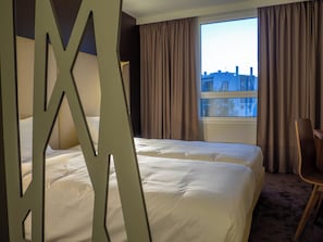 Quarto Twin Standard | Secretária, quartos insonorizados, Wi-fi grátis 