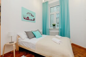 Apartamento conforto | 2 quartos, individualmente decorados, individualmente mobiliados