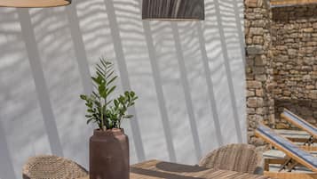 Suite, 2 quartos, piscina privativa (ANAIS) | Terraço/pátio interior