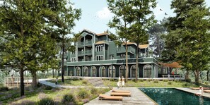 Fachada da propriedade