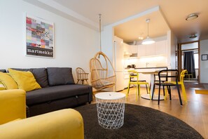 Apartamento | Sala de estar | Livros 