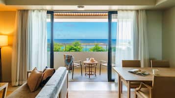 Quarto premier, para não fumantes, vista para o oceano | 1 quarto, cofres nos quartos, cortinas blackout