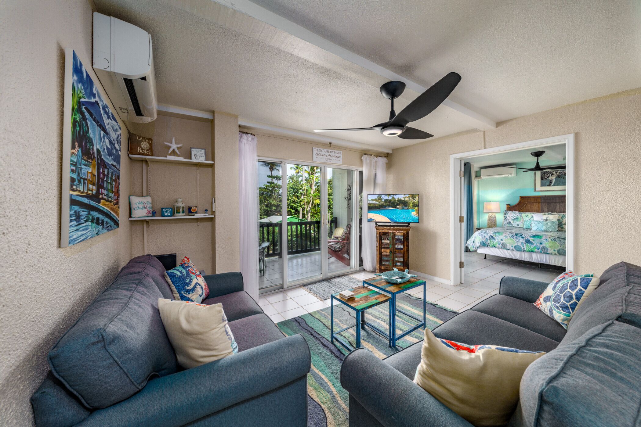 2br On Cowpet Beach W/huge Pool & 2 Restaurants! - Saint Thomas