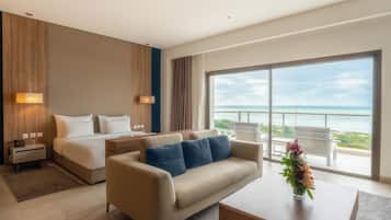 Suite Deluxe | Roupa de alta qualidade, minibar, cofre no quarto