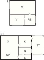 Casa | Planta do andar