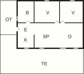 Apartamento | Planta do andar