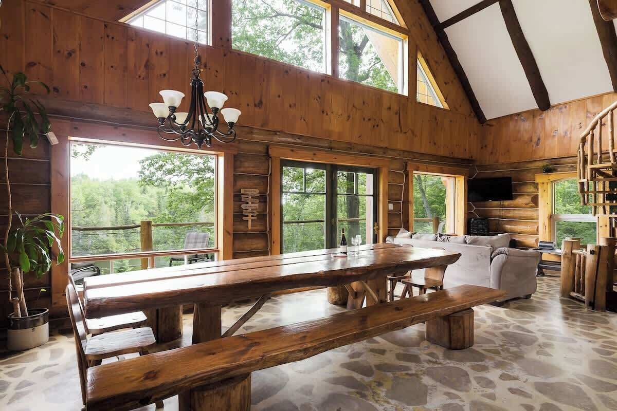 Le Chalet Inuksuk - Log Cabin, Waterfront, Spa - New England