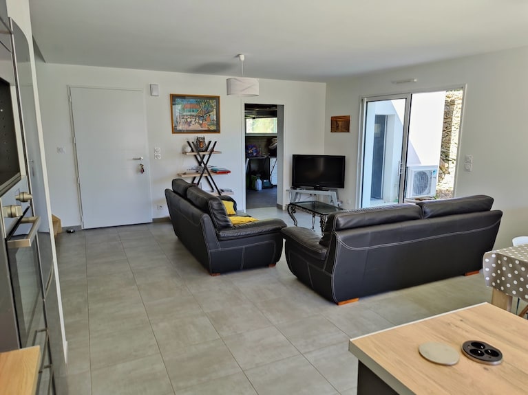 Maison Récente 4 Chambres 500 M Plage Atlantique , Golfe Morbihan, Pêche à Pied - Sarzeau