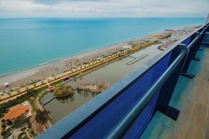 Suite Panorâmica, não fumadores, vista para o mar | Varanda