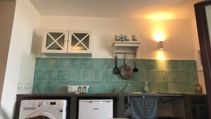 Apartamento, 1 quarto, varanda, vista para o oceano | Interior