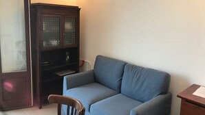 Apartamento, 1 quarto, varanda, vista para o oceano | Sala de jantar