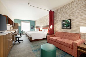 Cofre no quarto, com decoração personalizada 