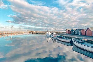 Vista para a praia ou o mar