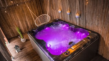 Suíte luxo, banheira de imersão (Paris) | Spa | Sauna seca, banheira de hidromassagem
