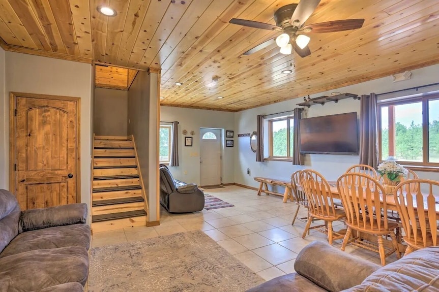 Western Blue Skies In Country - South Dakota