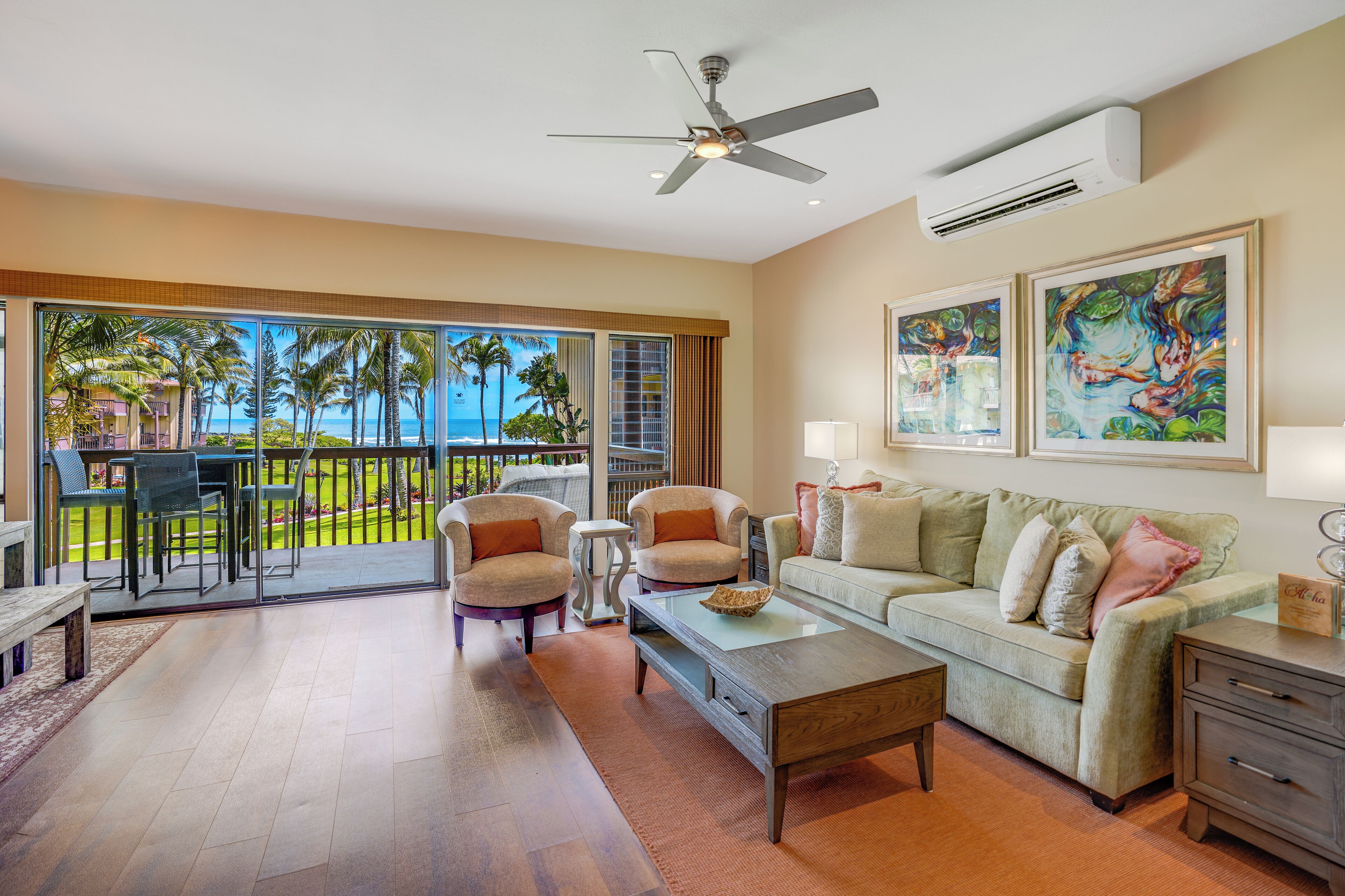 "Pacific Paradise" - Lae Nani 425 - Upgraded Second Floor 2 Bedroom | 2 Bathroom-with A/c - Kauai, HI