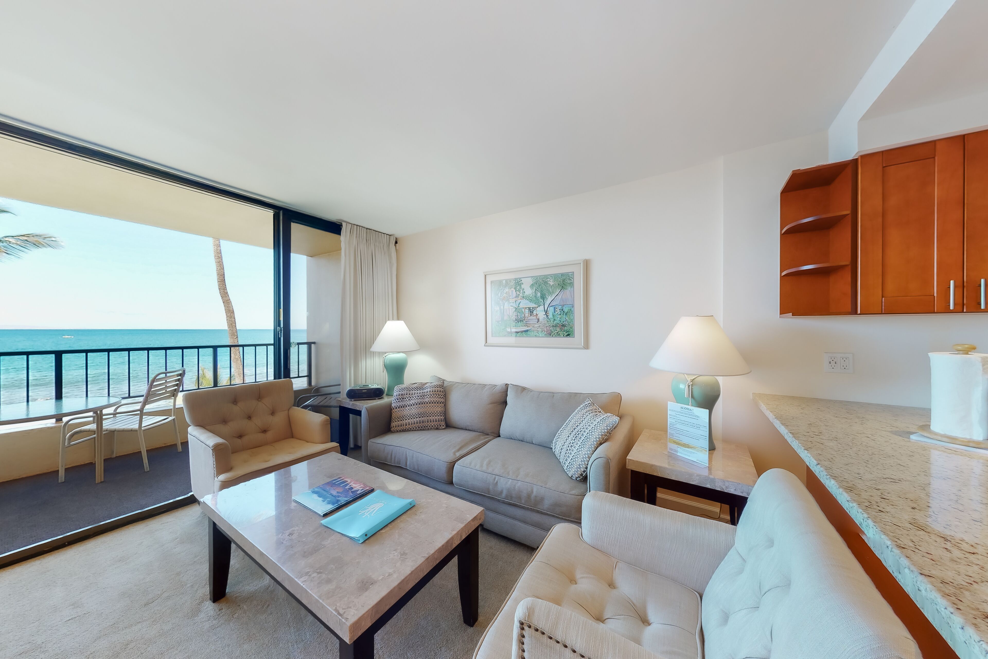 Sugar Beach Resort Condo W/ A/c, Private W/d-swim, Surf, And More - Hawaï