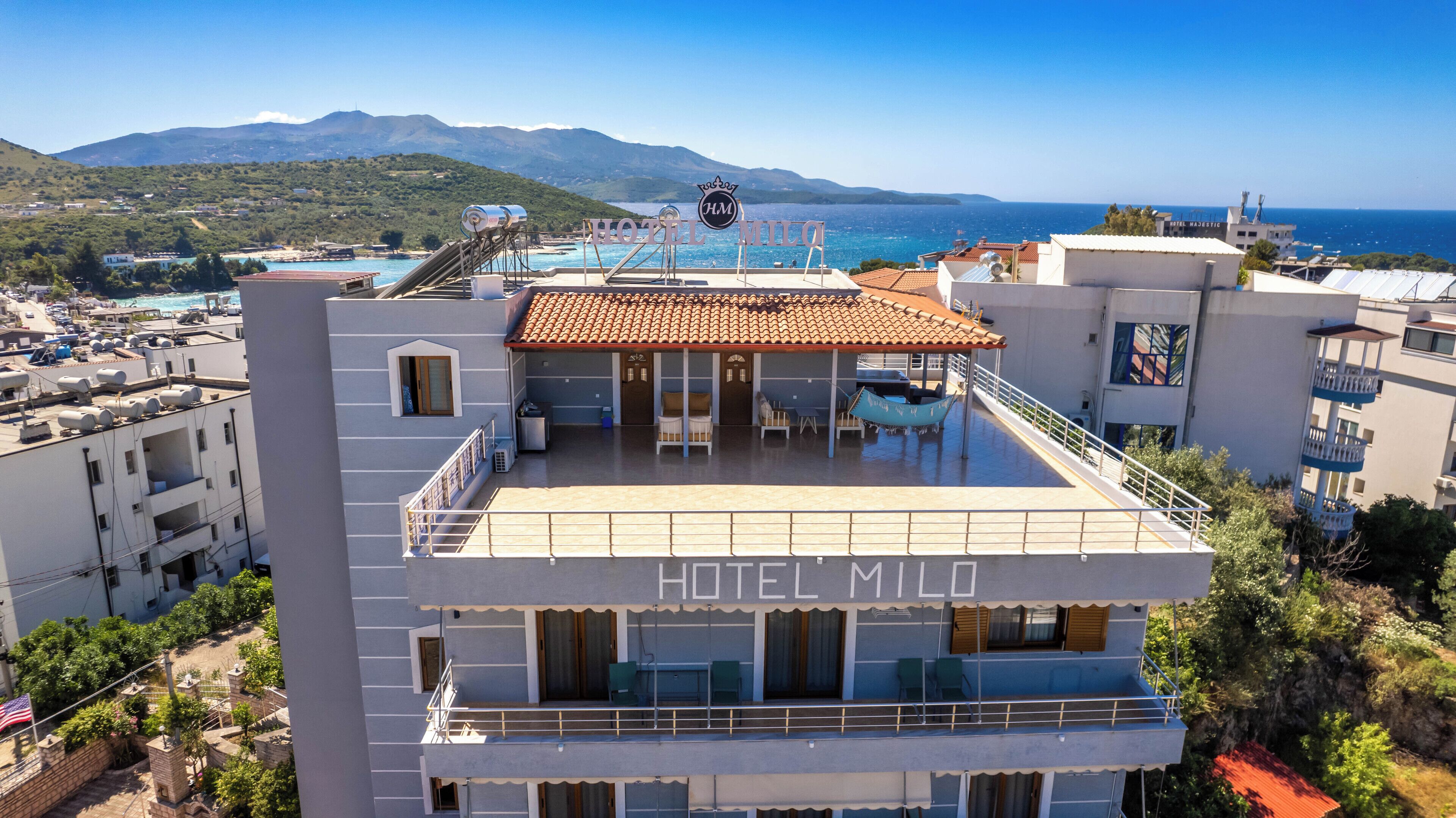 Terraço no piso superior