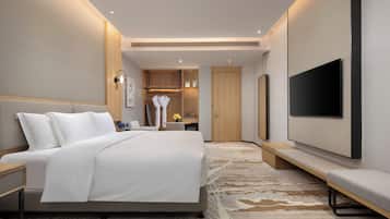 Roupa de alta qualidade, camas de colchão viscoelástico, minibar