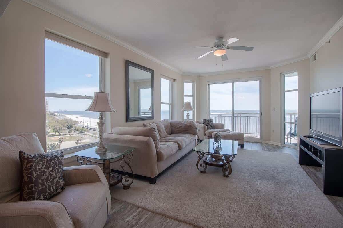 3br/3ba Corner Unit With Gulf Views - Gulfport, MS