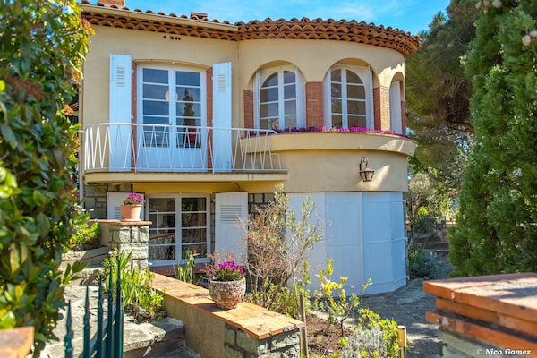 Villa A 300m Du Bord De Mer Piscine 4 Chambres - Fréjus