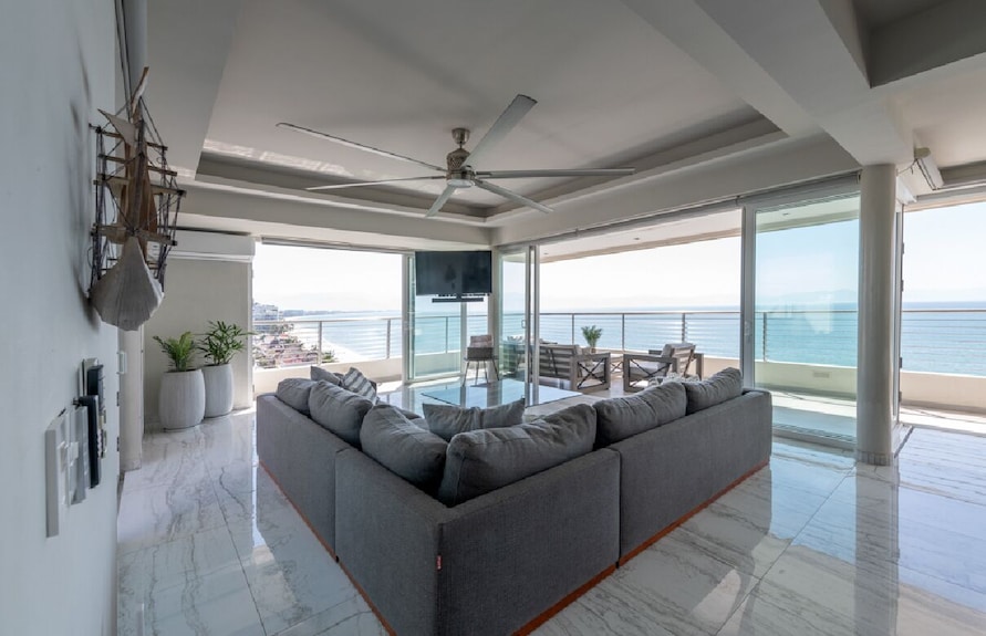 Penthouse De 2 Niveles Frente Al Mar ¡Vistas Espectaculares! - Cruz de Huanacaxtle