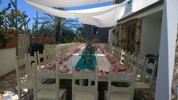 Terraço no piso superior