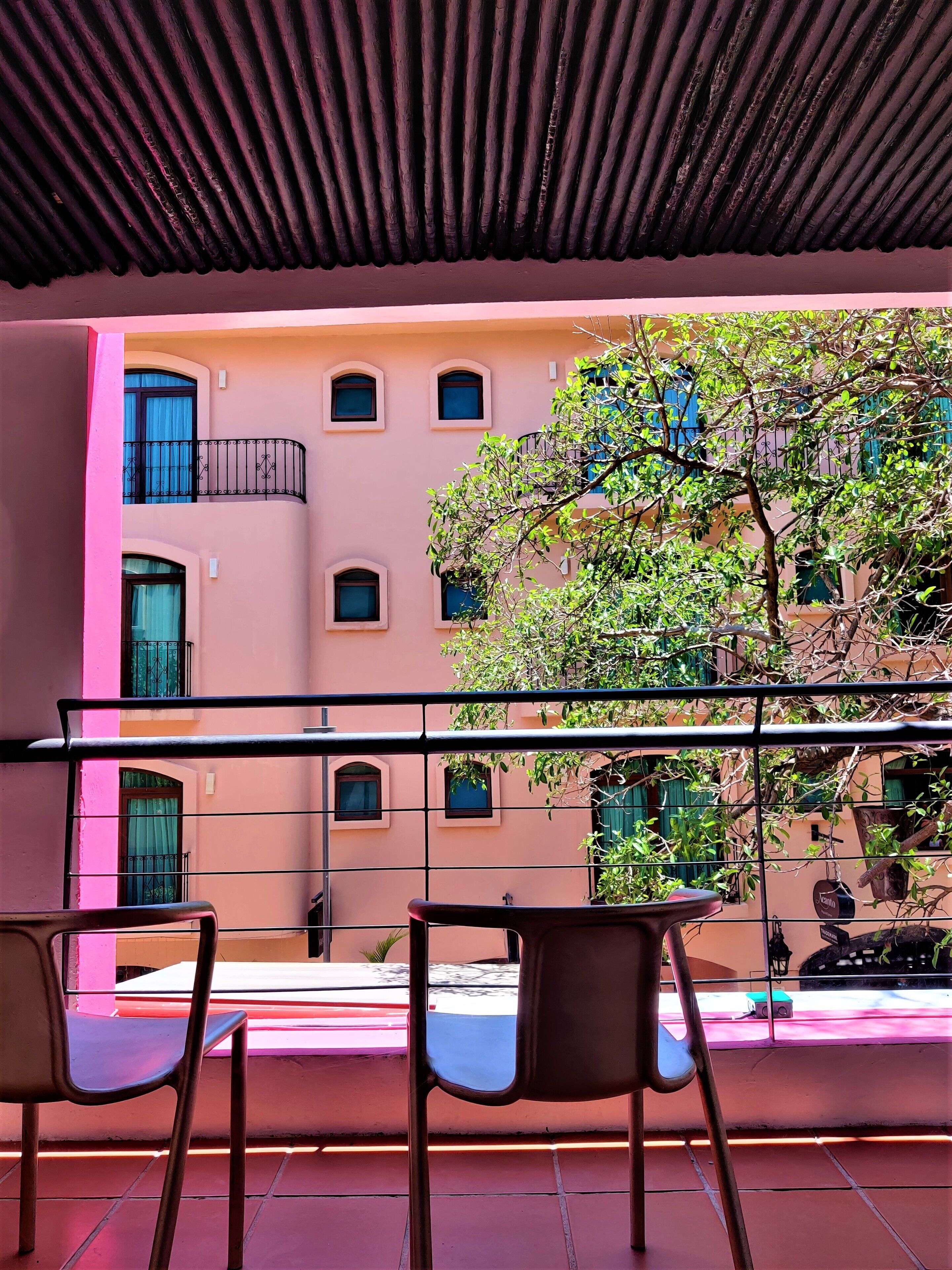 Vista para a cidade desde o alojamento