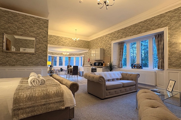 Estúdio premium, banheiro privativo (Superior) | Parte interna