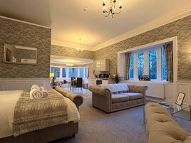 Estúdio premium, banheiro privativo (Superior) | Parte interna