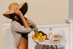 Villa, piscina privativa, junto à piscina | 2 quartos, roupa de alta qualidade, quartos insonorizados, Wi-fi grátis 